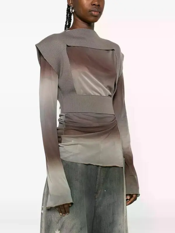 Rick Owens Tatlin Keyhole Wool Top
