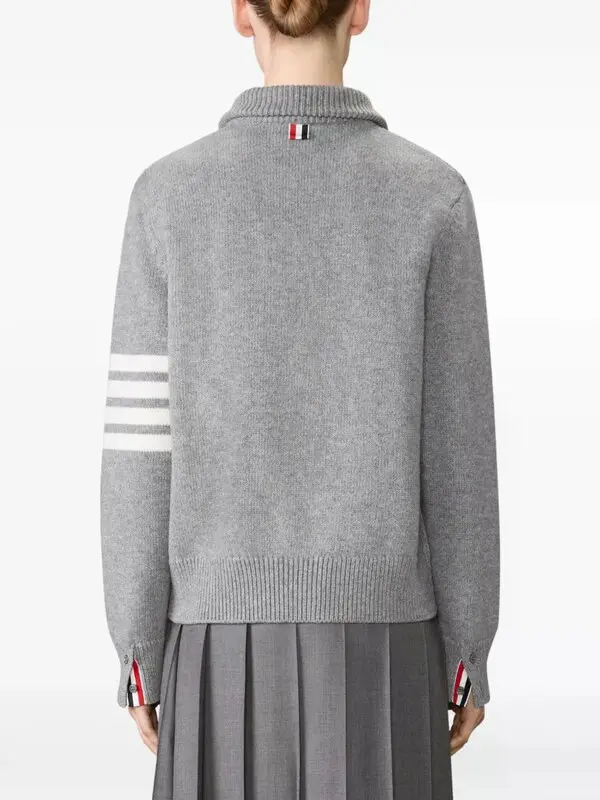 Thom Browne 4-bar Jersey-stitch Merino-wool Sweater