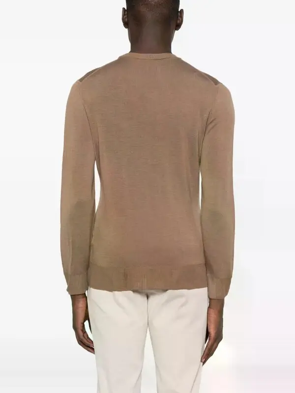 Canali Round-neck Wool T-shirt