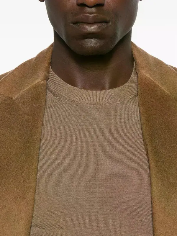 Canali Round-neck Wool T-shirt