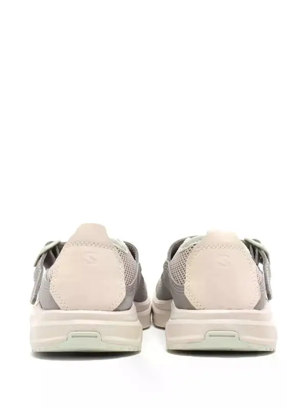 SALOMON Buckle-strap Mesh Trainers - Grey