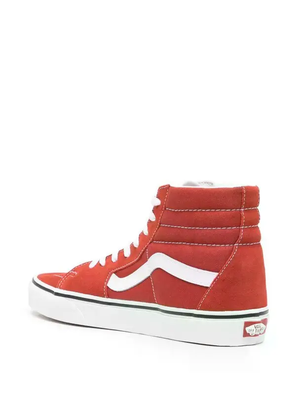 VANS Sk8-hi Logo-patch Sneakers - Red