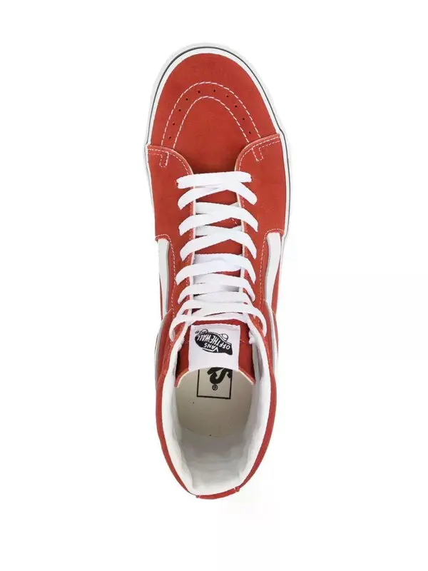 VANS Sk8-hi Logo-patch Sneakers - Red