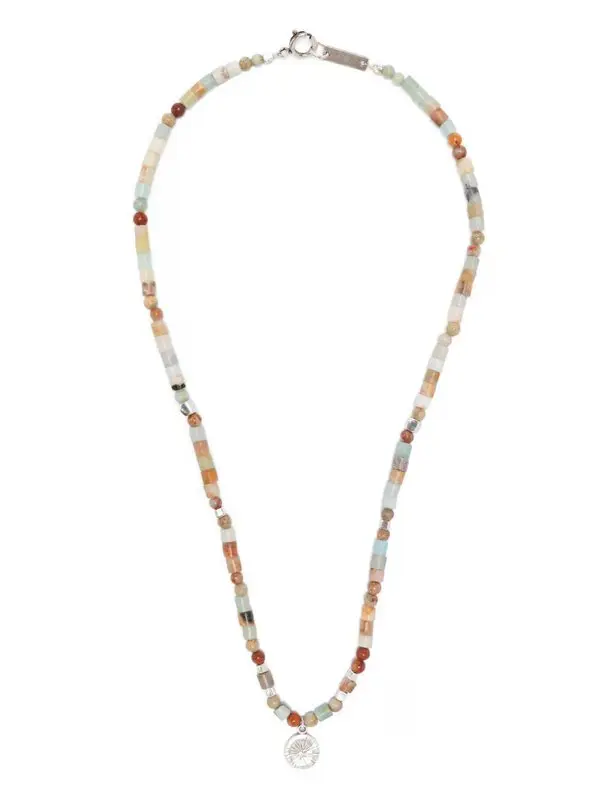 MARANT Bead-embellished Necklace - Silver
