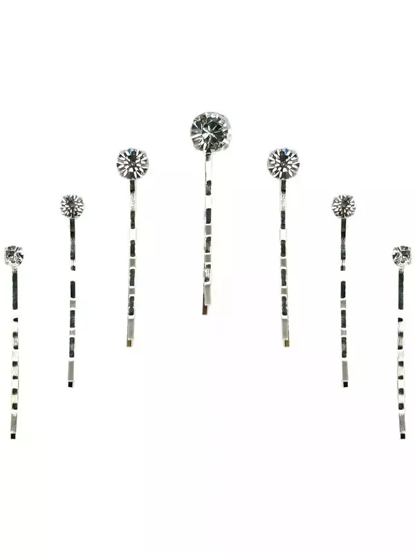 JENNIFER BEHR Misha Bobby Pin Set - Silver