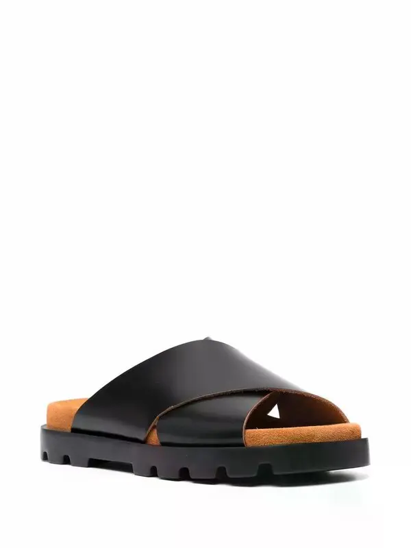 Camper Brutus Cross Strap Sandals