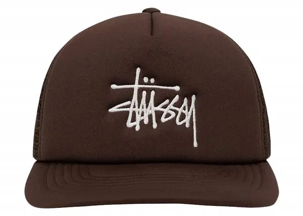StÜssy Big Basic Trucker Snapback - Chocolate