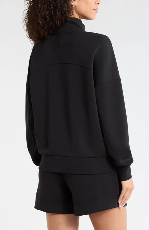 Zella Half Zip Pullover - Black