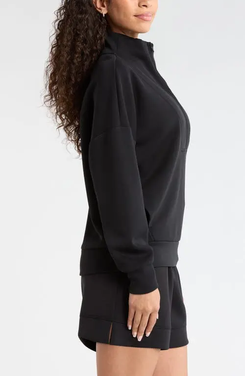 Zella Half Zip Pullover - Black