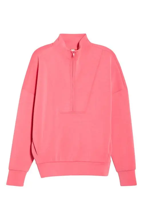 Zella Half Zip Pullover - Coral Sharon