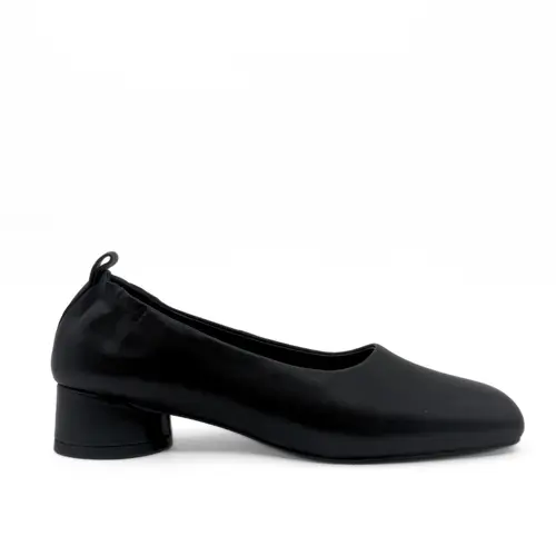 AMIE RAFA Planner Mini Block Heel - Black