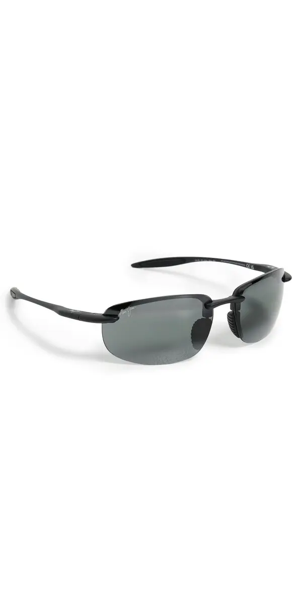 Maui Jim Ho'okipa Ultra Sunglasses - Black-black-grey