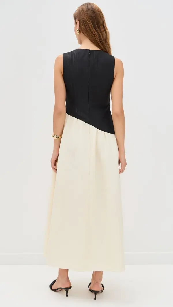 SIMONMILLER Laurel Moire Midi Dress