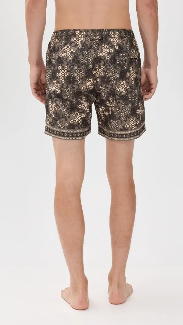 Orlebar Brown Bulldog Drawcord Paisley Bloom 6" Shorts