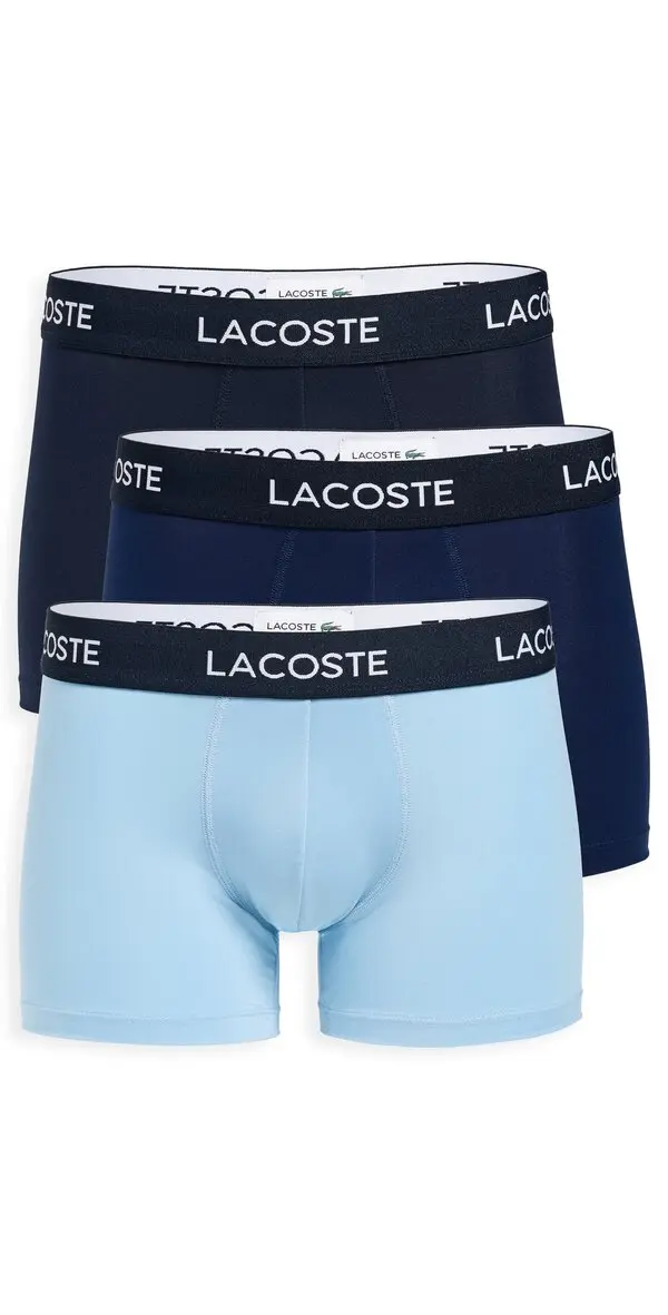 Lacoste Microfiber Trunks 3 Pack