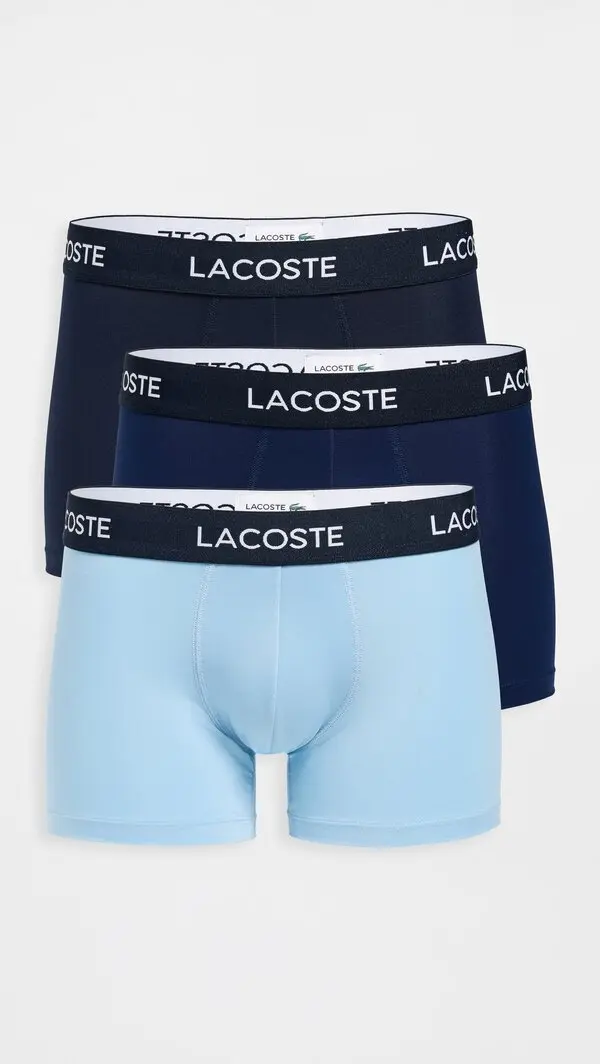 Lacoste Microfiber Trunks 3 Pack