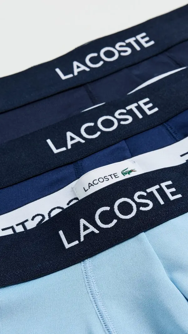 Lacoste Microfiber Trunks 3 Pack