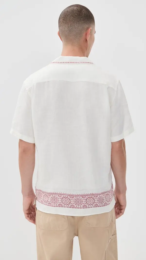 Orlebar Brown Maitan Linen Alchemy Shirt