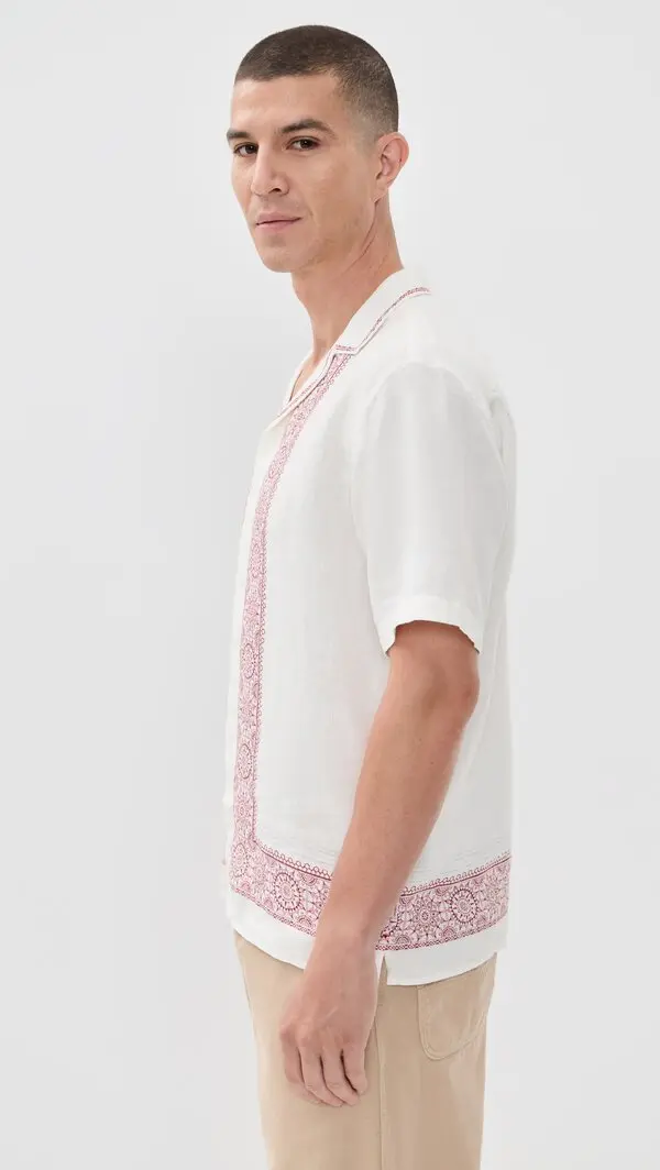 Orlebar Brown Maitan Linen Alchemy Shirt
