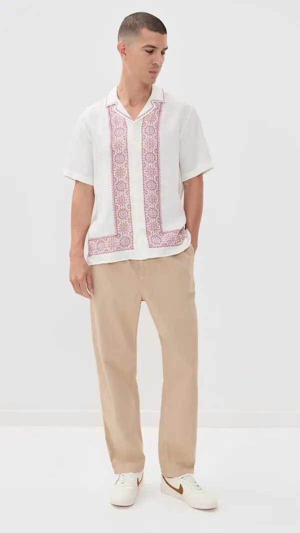 Orlebar Brown Maitan Linen Alchemy Shirt