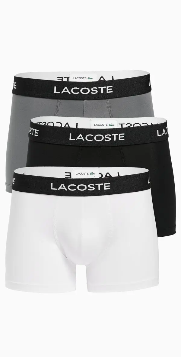 Lacoste Microfiber Trunks 3 Pack - Multi