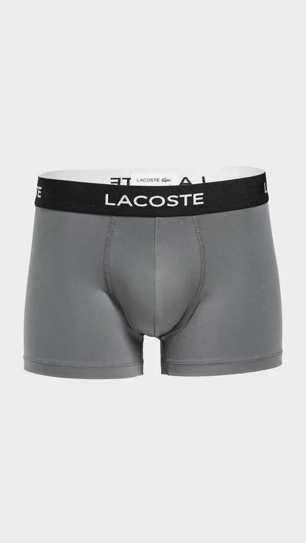 Lacoste Microfiber Trunks 3 Pack - Multi