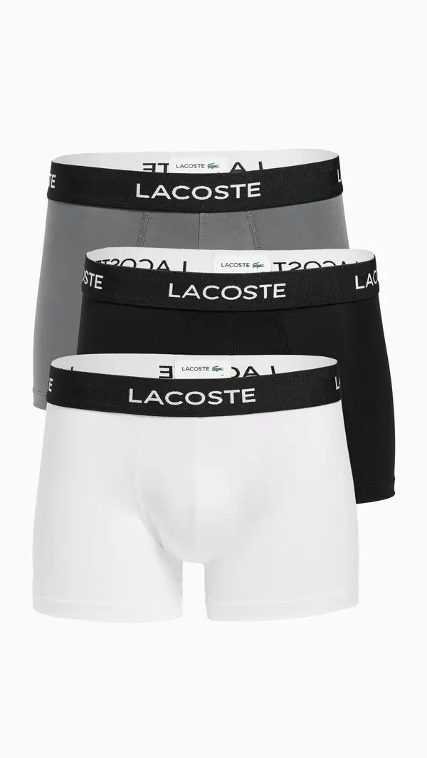 Lacoste Microfiber Trunks 3 Pack - Multi