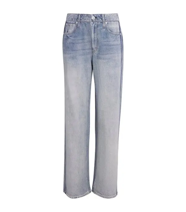Rag & Bone Miramar Wide-leg Trackpants - Blue