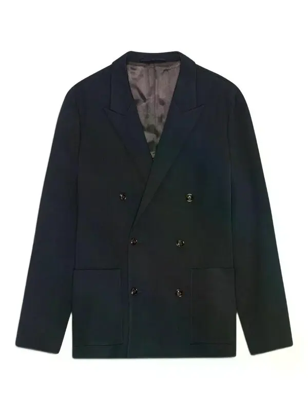 Nn07 Double-breasted Patch-pocket Jacket