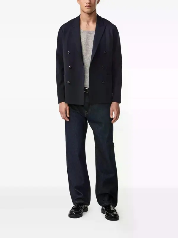 Nn07 Double-breasted Patch-pocket Jacket