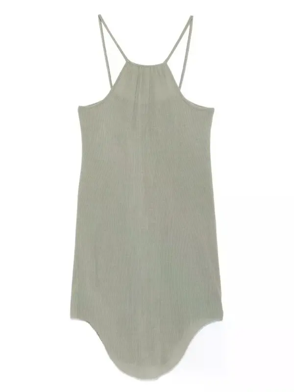 Rick Owens Skorpio Ribbed Tank Top - Green