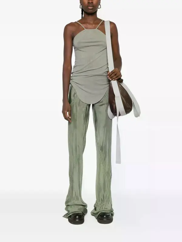 Rick Owens Skorpio Ribbed Tank Top - Green