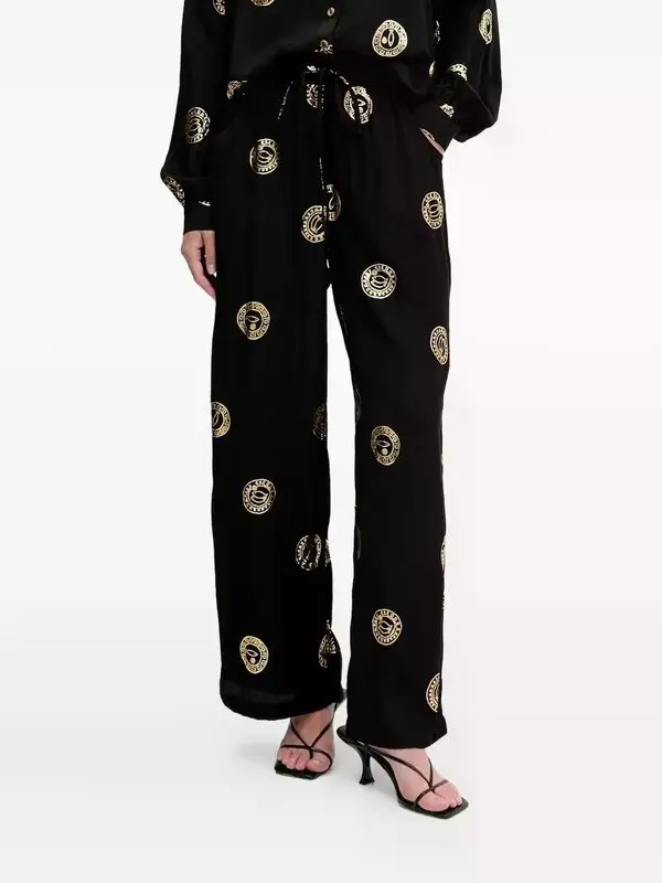NEVER FULLY DRESSED Drawstring Palazzo Trousers