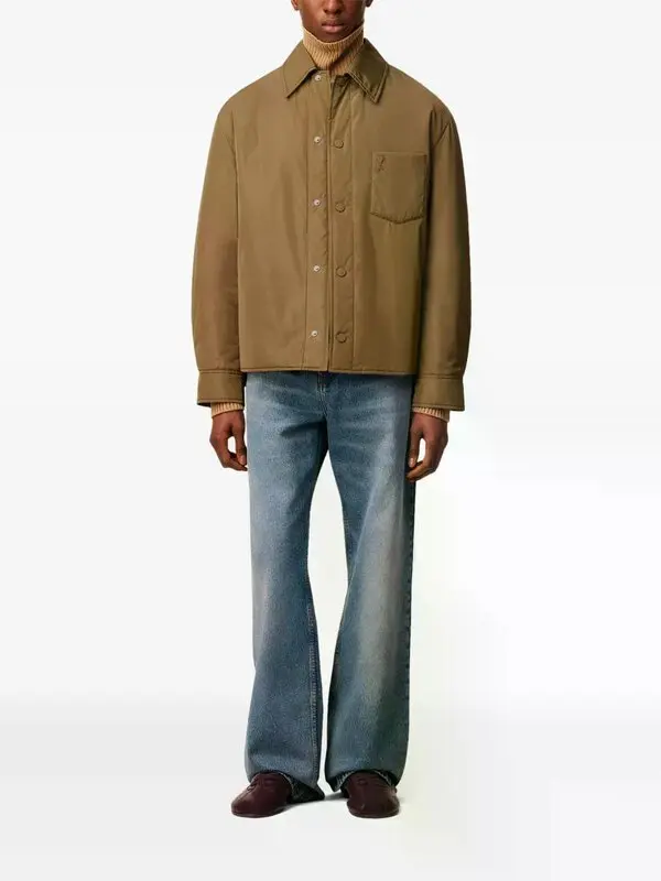 AMI Paris Padded Shirt Jacket - 298 Bronze