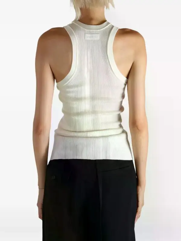 Givenchy Ribbed Racer-back Tank Top