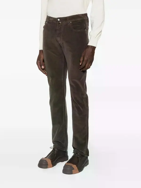 Jacob Cohen Corduroy Trousers - Brown