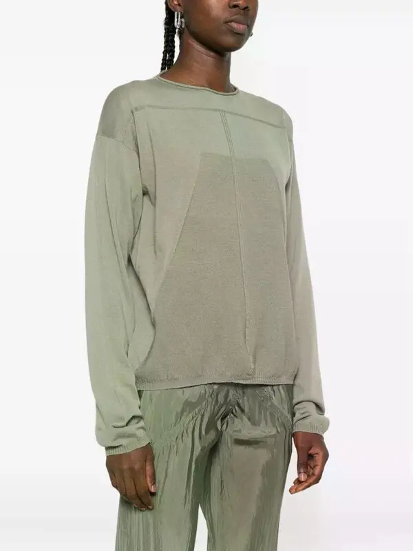 Rick Owens Panelled Wool Sweater