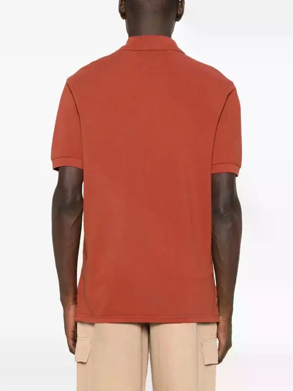 MARANT Logo-embroidered Polo Shirt - Brown