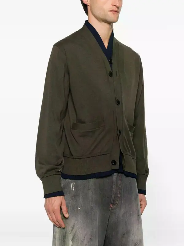 Sacai Buttoned Pocket Cardigan