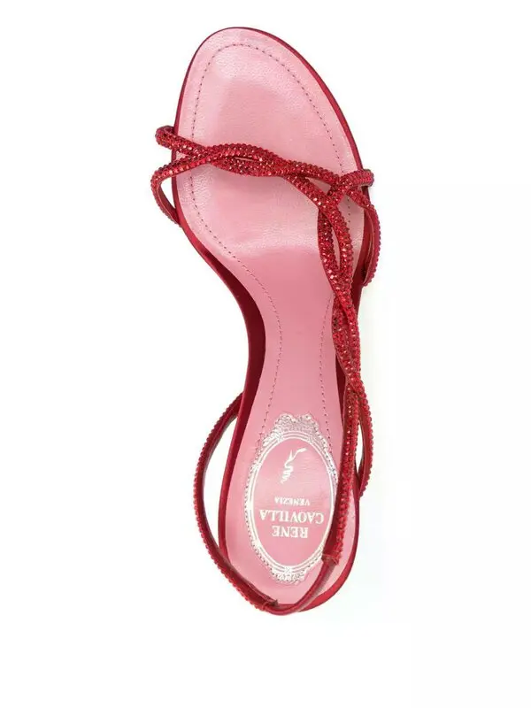 Rene Caovilla 85mm Crystal-embellished Slingback Sandals