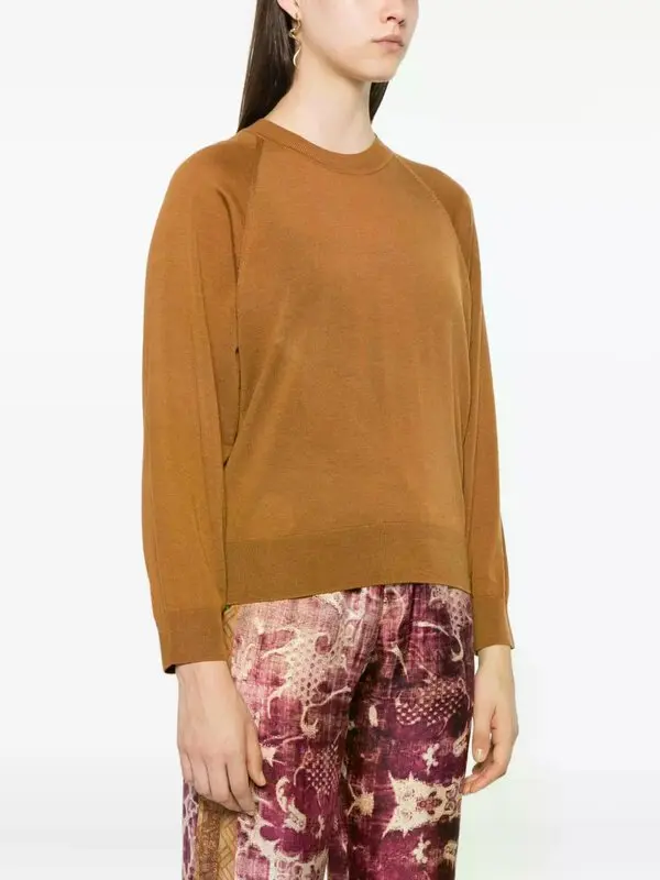 FORTE_FORTE Wool Raglan Sleeve Sweatshirt