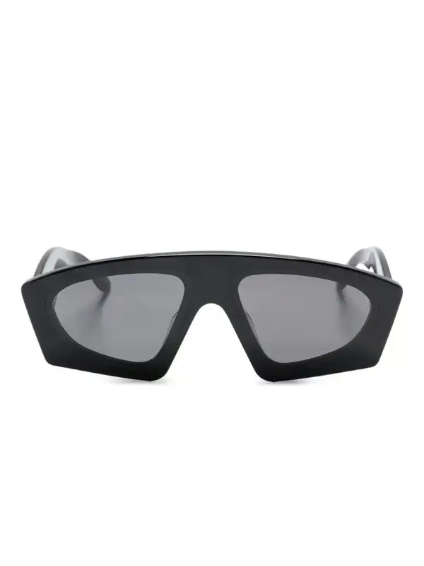 Henrik Vibskov Geometric Frame Sunglasses - Black