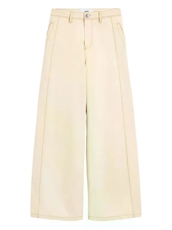 AMI Paris Cotton Super Wide-leg Jeans