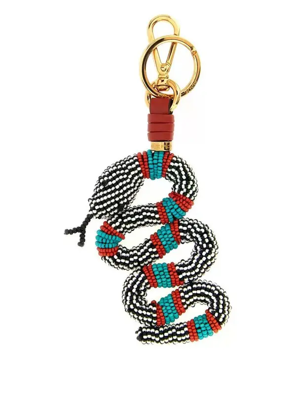 Etro Beaded Snake Keyring