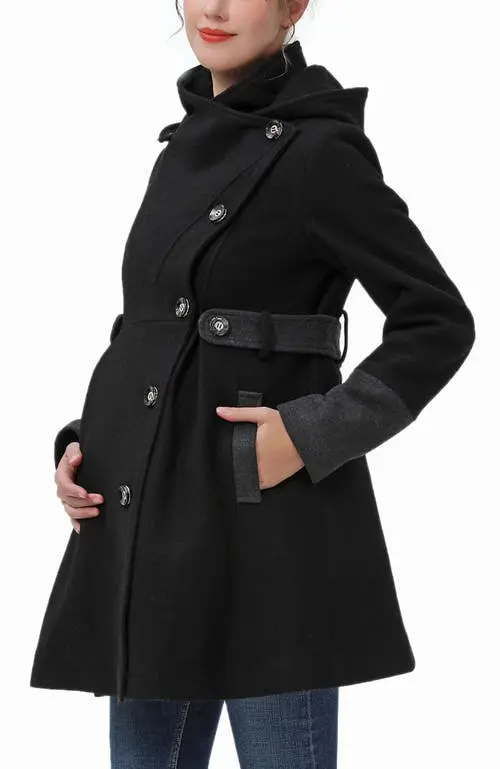 KIMI + KAI Harper Maternity Wool Coat