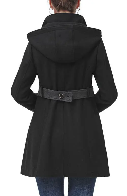 KIMI + KAI Harper Maternity Wool Coat