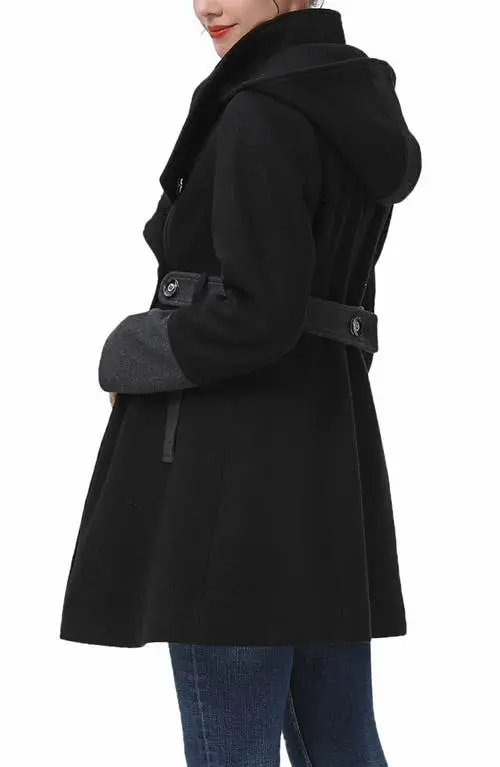 KIMI + KAI Harper Maternity Wool Coat