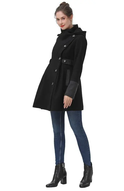 KIMI + KAI Harper Maternity Wool Coat