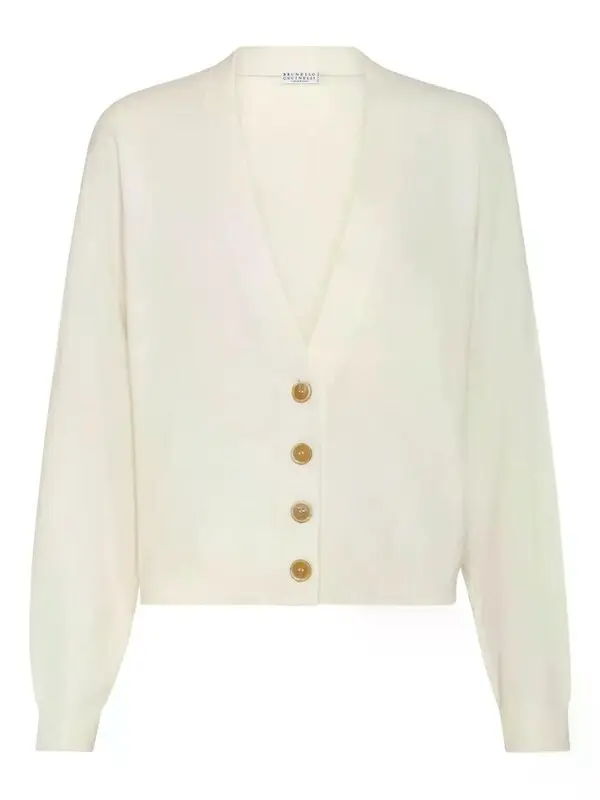 Brunello Cucinelli Button-front Cashmere Cardigan