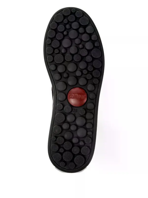 Camper Ariel Lace-up Leather Boots - Red